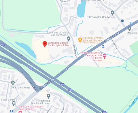 Longacres Bybrook Barn Garden Centre and Cafe, Ashford, Kent