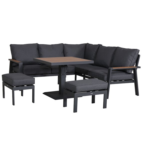 Hartman Asher Mini Modular Corner Outdoor Garden Furniture Set with ...