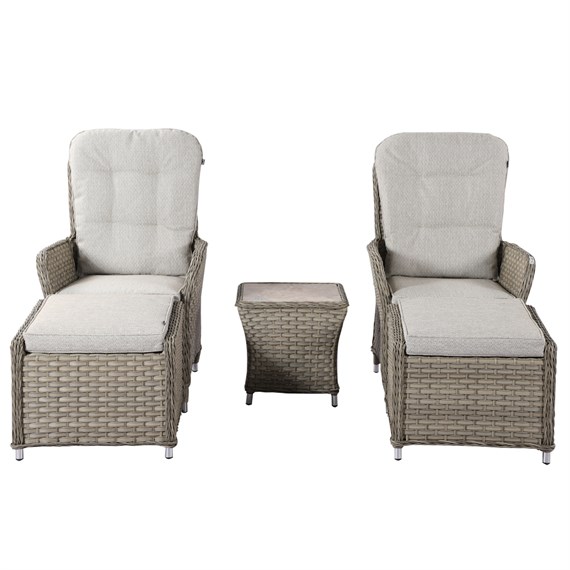 Hartman Eton Reclining Companion Outdoor Garden Furniture Set