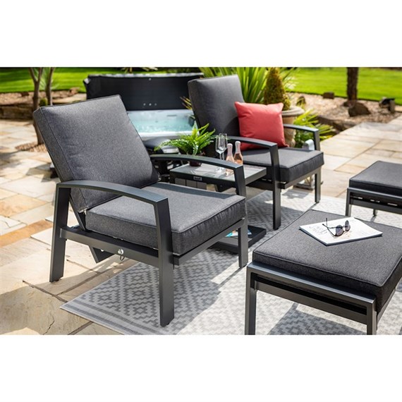 Hartman Vienna Reclining Outdoor Garden Companion Set
