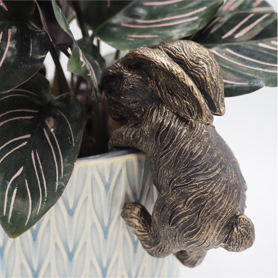 Potty Feet Decorative Pot Buddies - Antique Bronze Rabbit (PB0043)