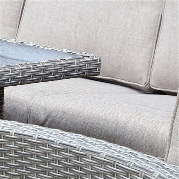 Supremo Athena Mini Modular Outdoor Garden Furniture Corner Lounge Set ...