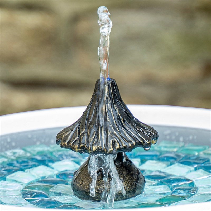 Hydria Water Feature Collectible Fountin Head - Fairy Mushroom - Direct Dispatch (P-487640)