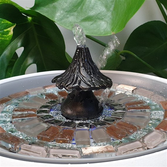 Hydria Water Feature Collectible Fountin Head - Fairy Mushroom - Direct ...