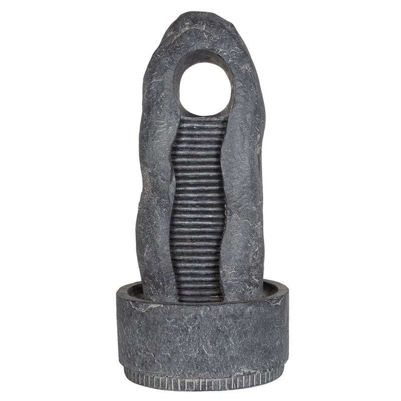 Easy Fountain Rippled Monolith Water Feature Fountain (S45328L)