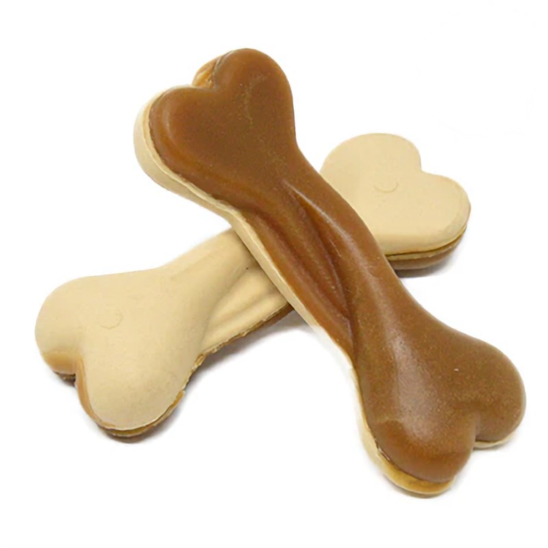 Miro & Makauri Peanut Butter Dual Sided Bones Medium Pet Treat (Vg2022)